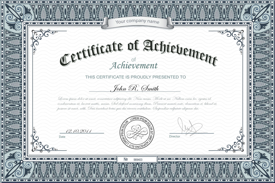 Certificate 8 – Dr Poole